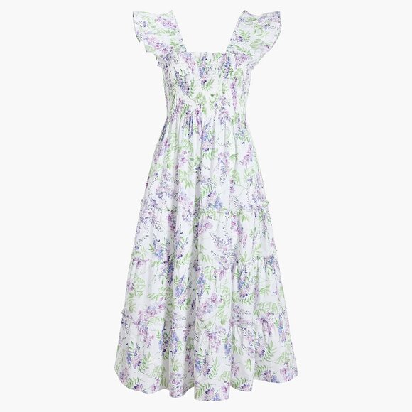 Hill House | Dresses | Hill House Home The Ellie Nap Dress Wisteria Size M Wisteria Floral ...